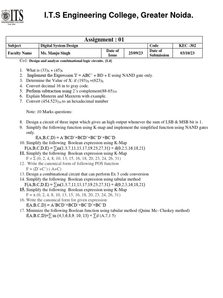 ASSIGNMENT1 | PDF