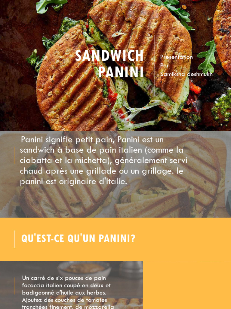 Recette et Bienfaits du Panini | PDF