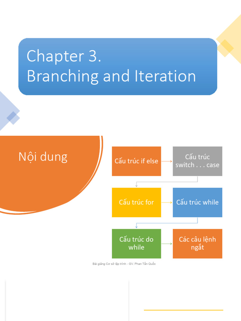 Chapter 3. Branching and Iteration | PDF