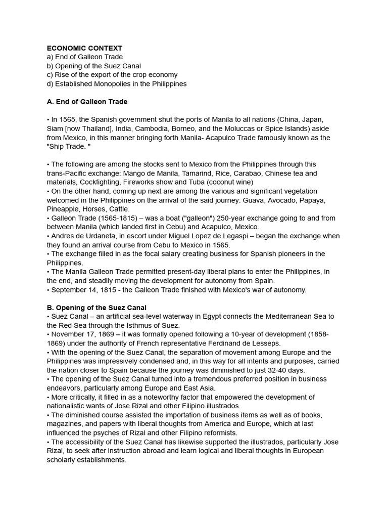 Economic Context | PDF