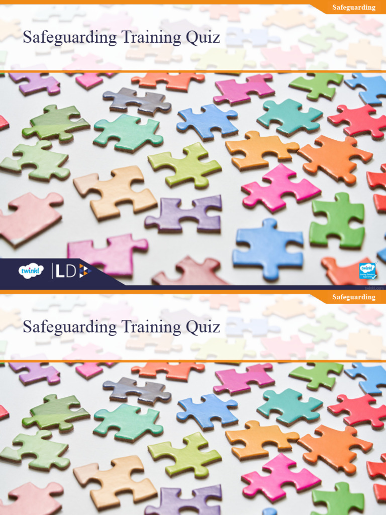 Safeguarding Training Quiz Powerpoint | PDF