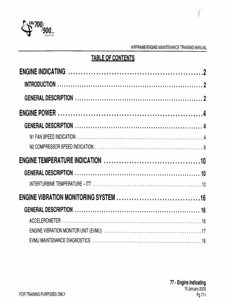 CRJ Engine Plane | PDF