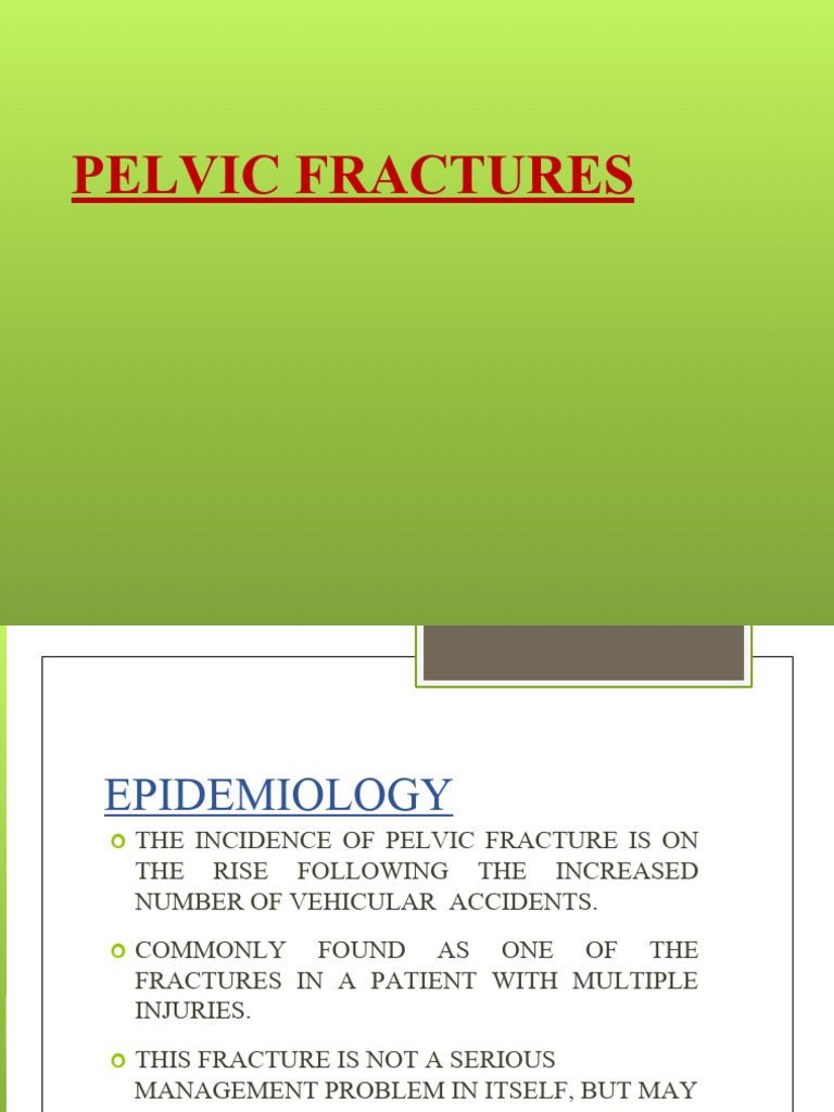 Pelvic Fractures | PDF