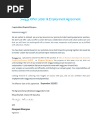Google Offer Letter | PDF | Employment | Vesting