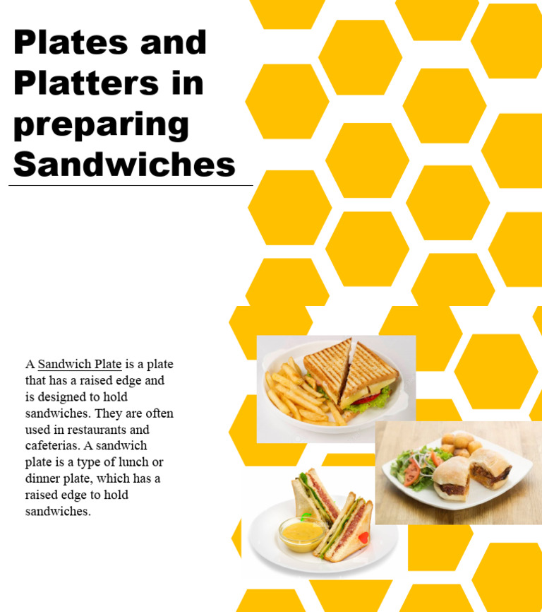 Sandwich Plates and Platters | PDF | Cooking, Food & Wine