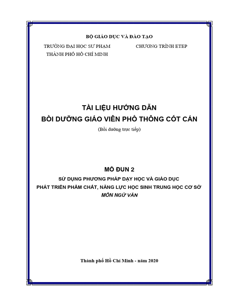 18.nguvan THCS Tailieu | PDF