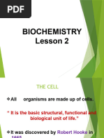 Lesson 1 Intro To Biochem | PDF | Biochemistry | Chemistry