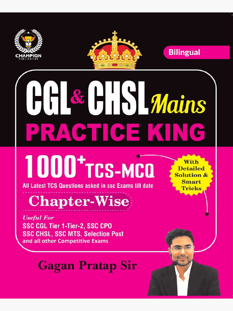 CGL & CHSL Practice King Book All TCS Questions Gagan Pratap Sir | PDF ...