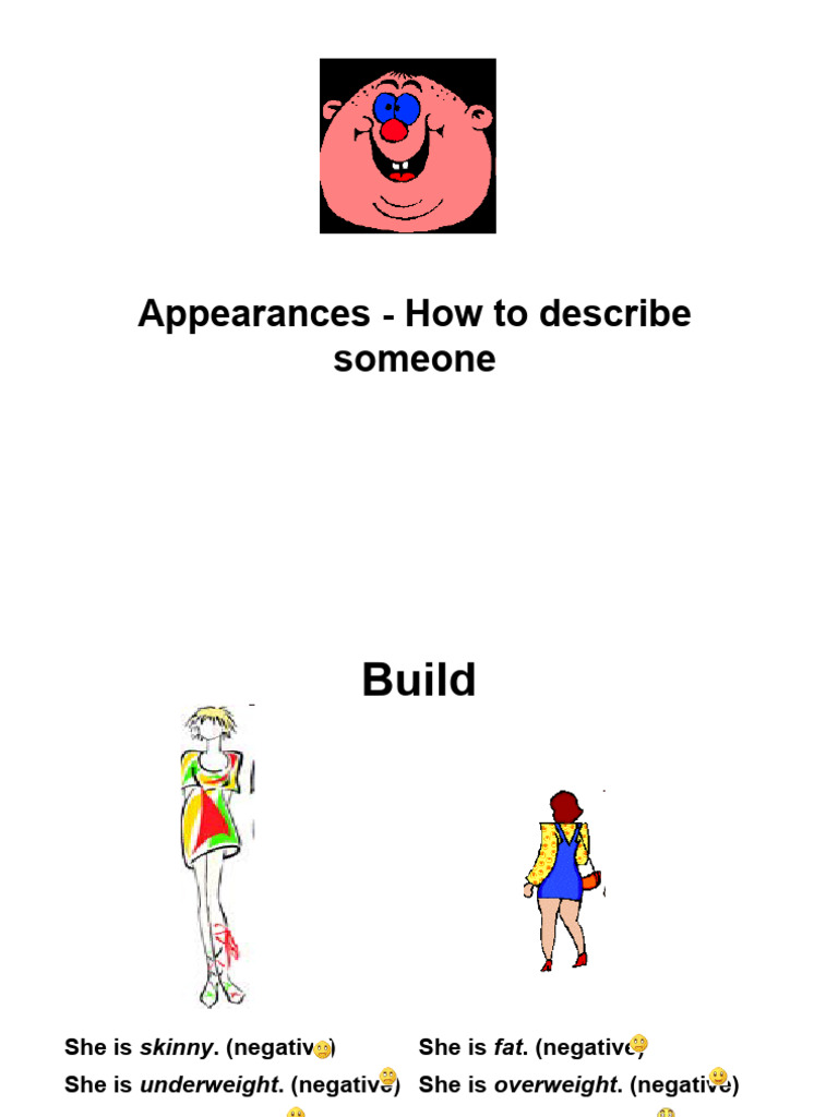 Appearances - How to Describe Someone IKA | PDF | Style | Human Body
