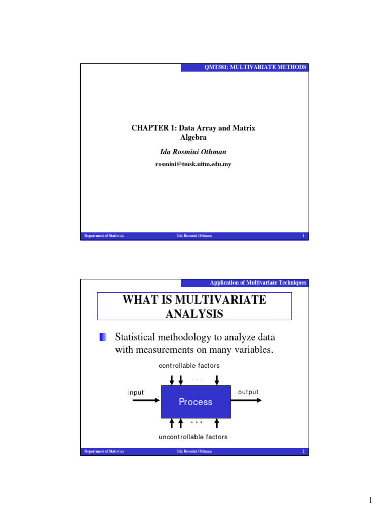 Chapter1 (Data Array and Matrices) | PDF