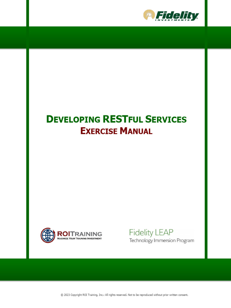 FSE RESTful Exercise Manual | PDF