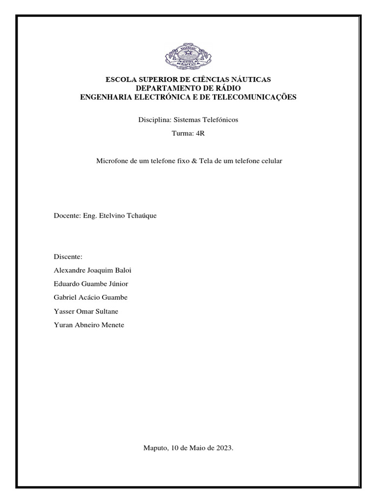 Sistemas Telefónicos 2023 | PDF