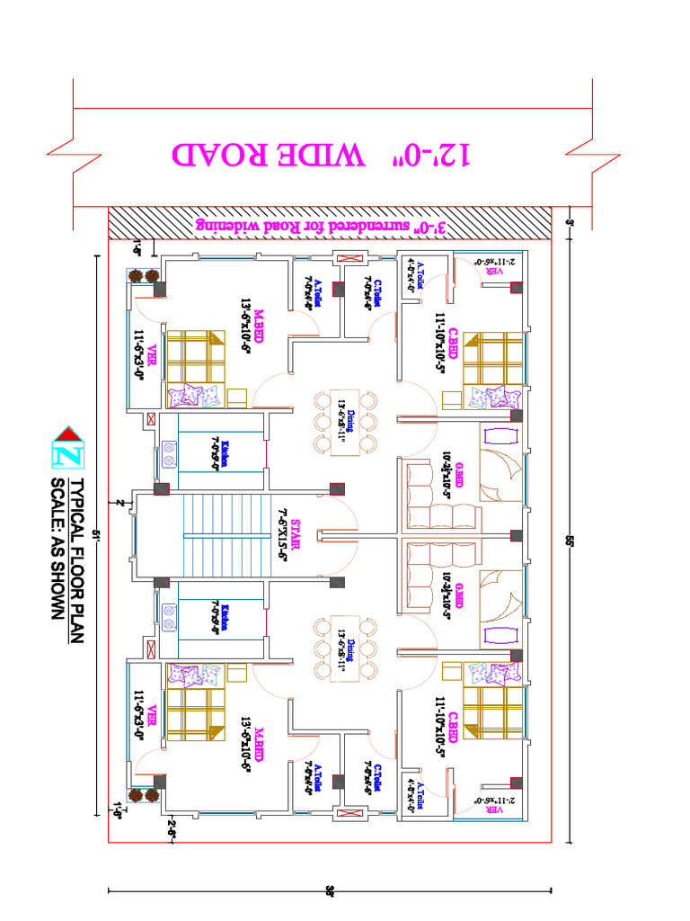 58x38 Floor Plan | PDF