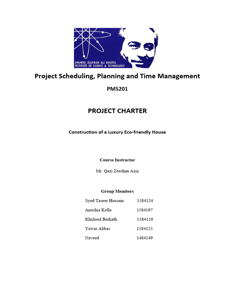 Scheduling Project Charter | PDF