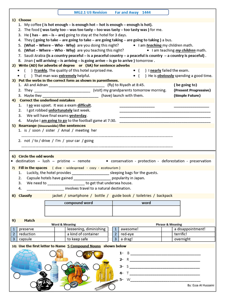 MG2.1 U3 Revision | PDF