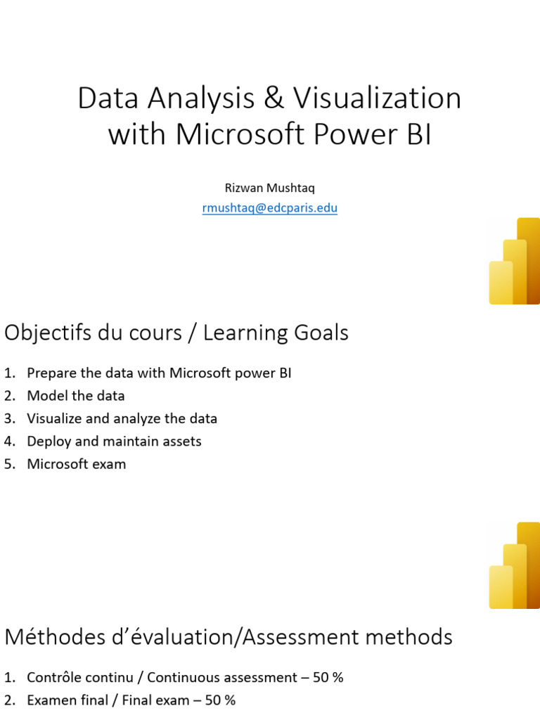 Power Bi Course | PDF