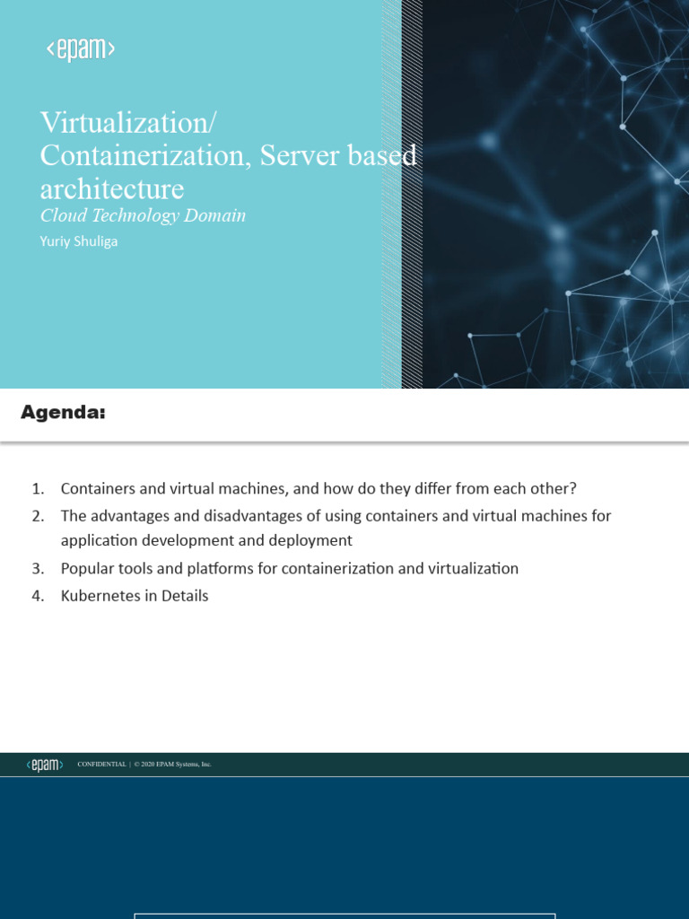 Lecture 12 Containerization - Virtualization | PDF Lecture 12 Containerization - Virtualization | PDF