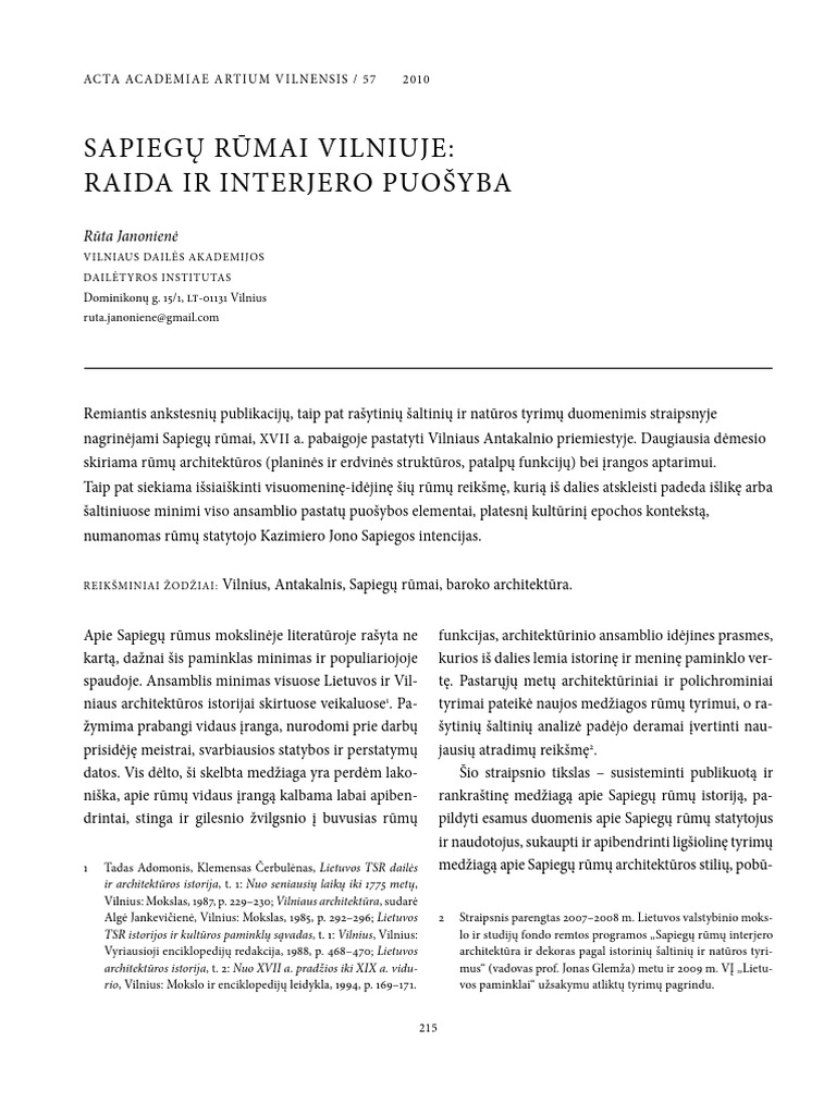 Acta57 Janoniene | PDF