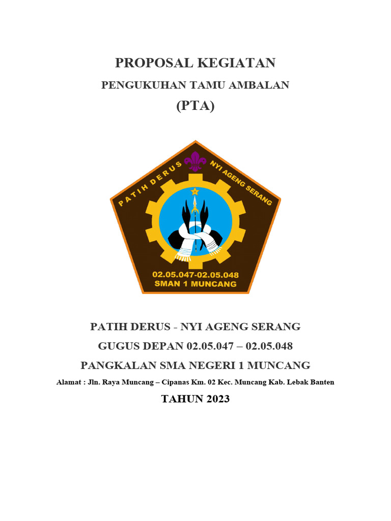 Proposal Pta 2023 (2) Revisian | PDF | Karier & Perkembangan