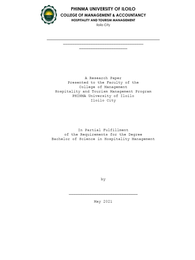 Research Blank Template | PDF