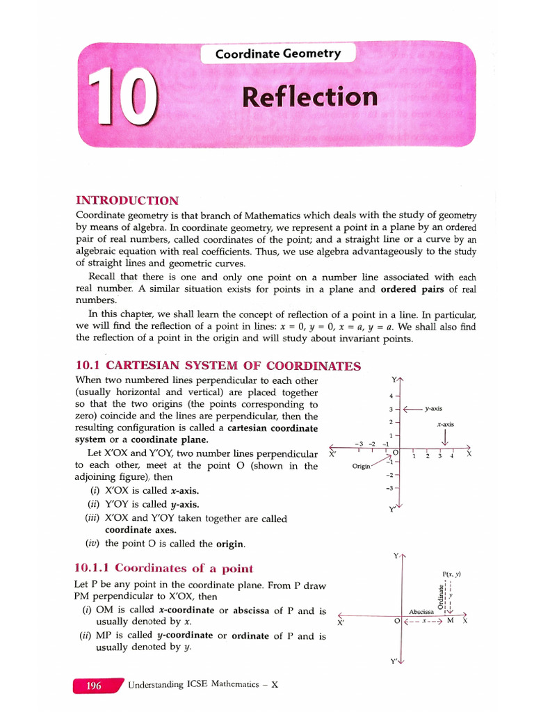 Reflection (Understanding Mathematics) | PDF