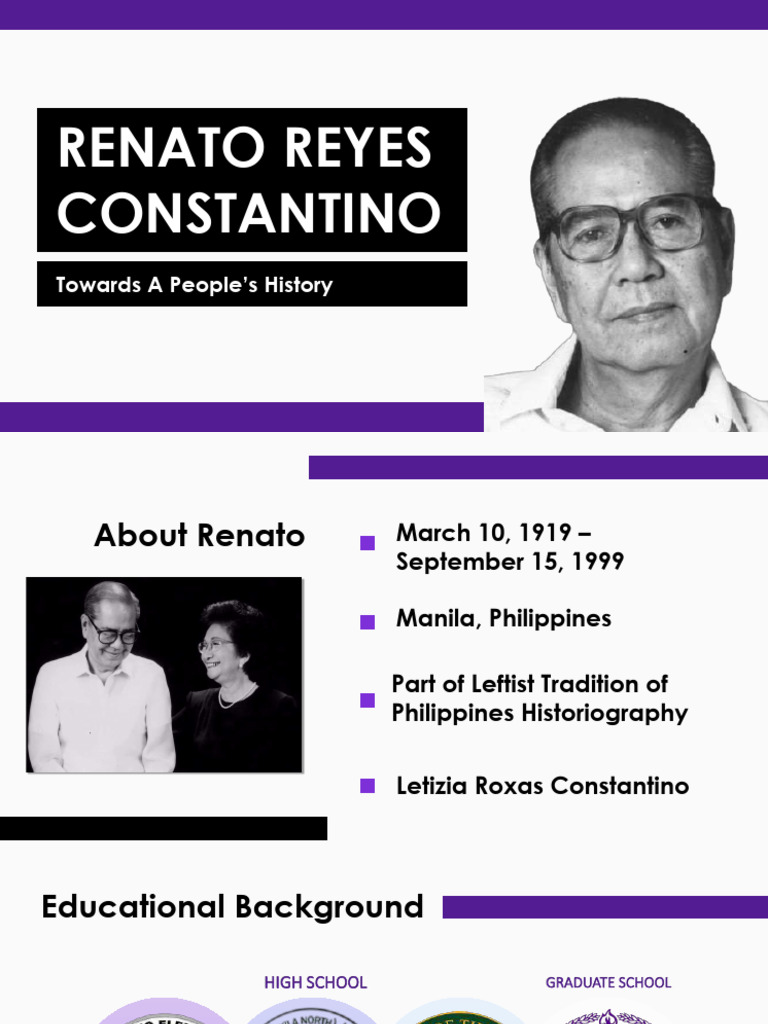 Renato Constantino SR | PDF