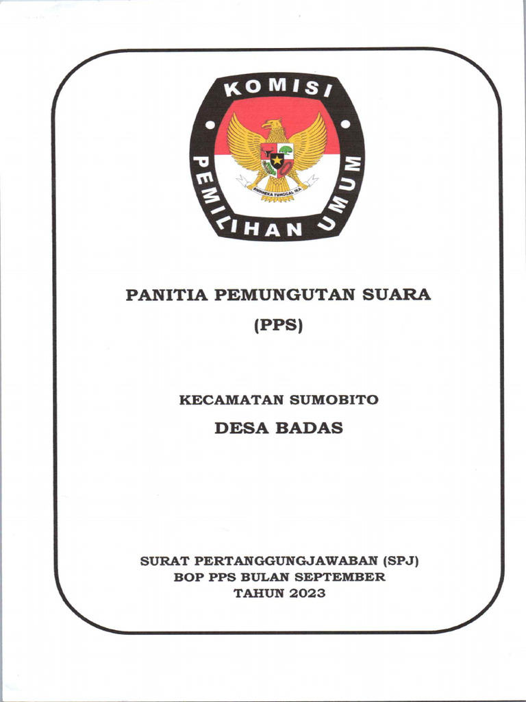 SPJ PPS Bulan September | PDF