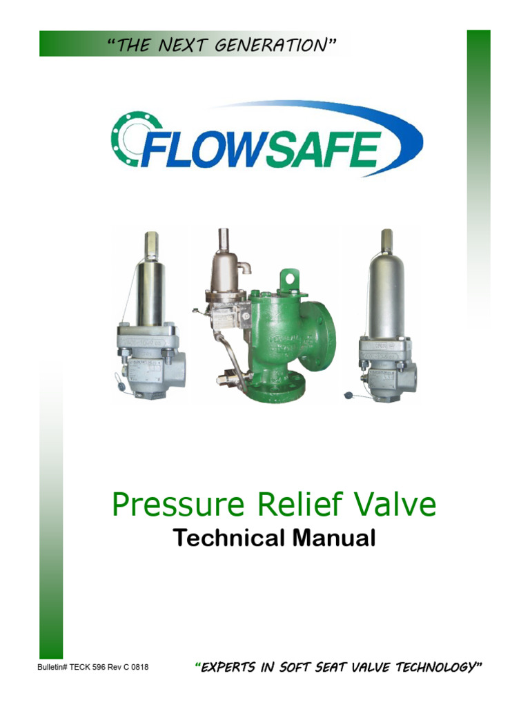 Pressure Relief Valve Technical Manual | PDF
