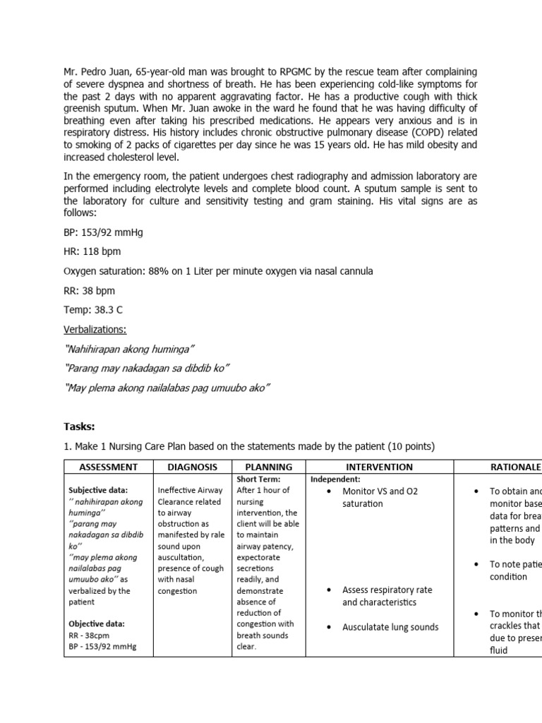 NCP Case Scenario | PDF