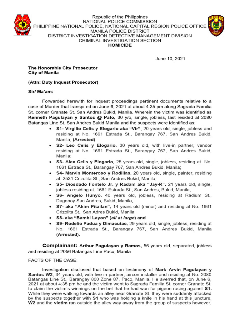 Inquest Referral | PDF