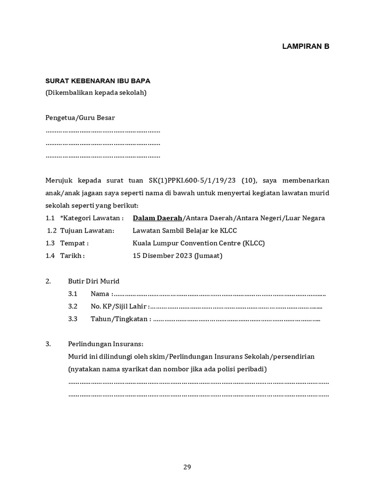 Lampiran B KLCC | PDF