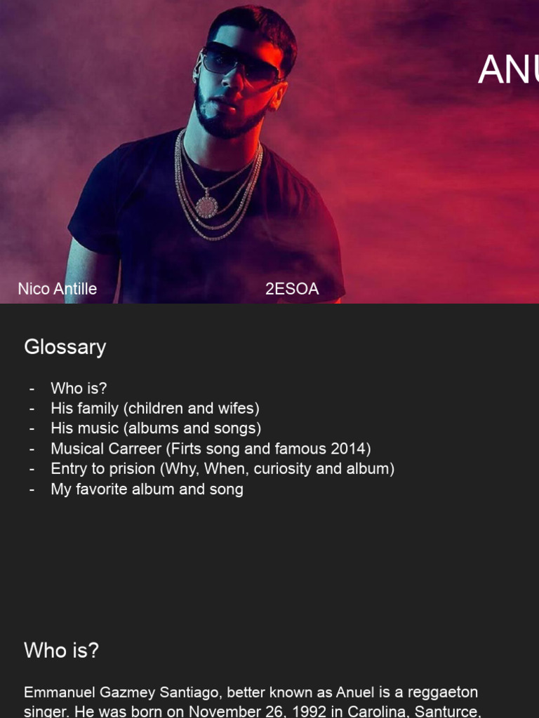 Anuel Aa Ingle | PDF