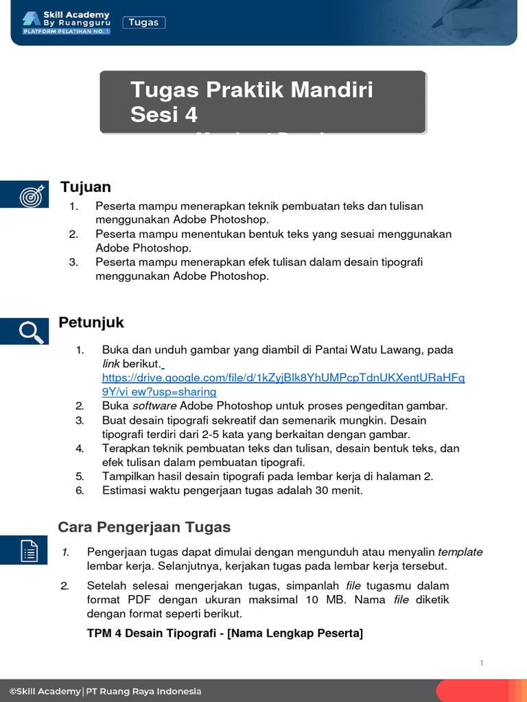 TPM 4 Desain Tipografi - Lisa Eka Putri Gumohung | PDF