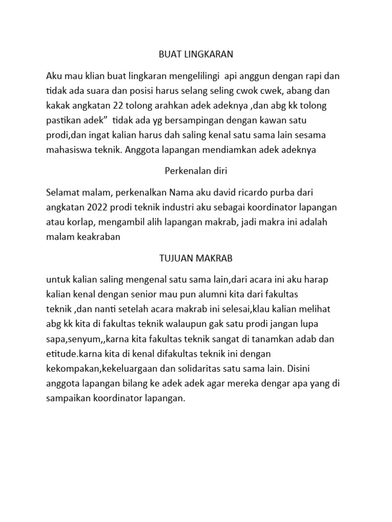 Rondon Makrab Ku-1 | PDF