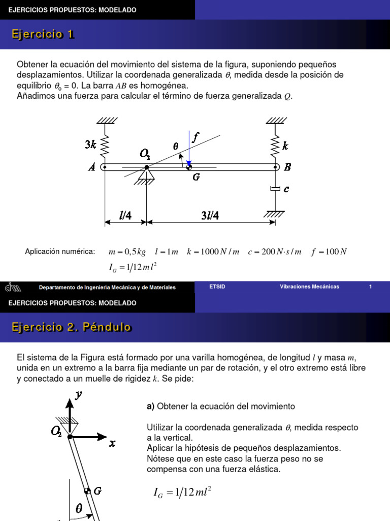 Ejercicios Modelado | PDF