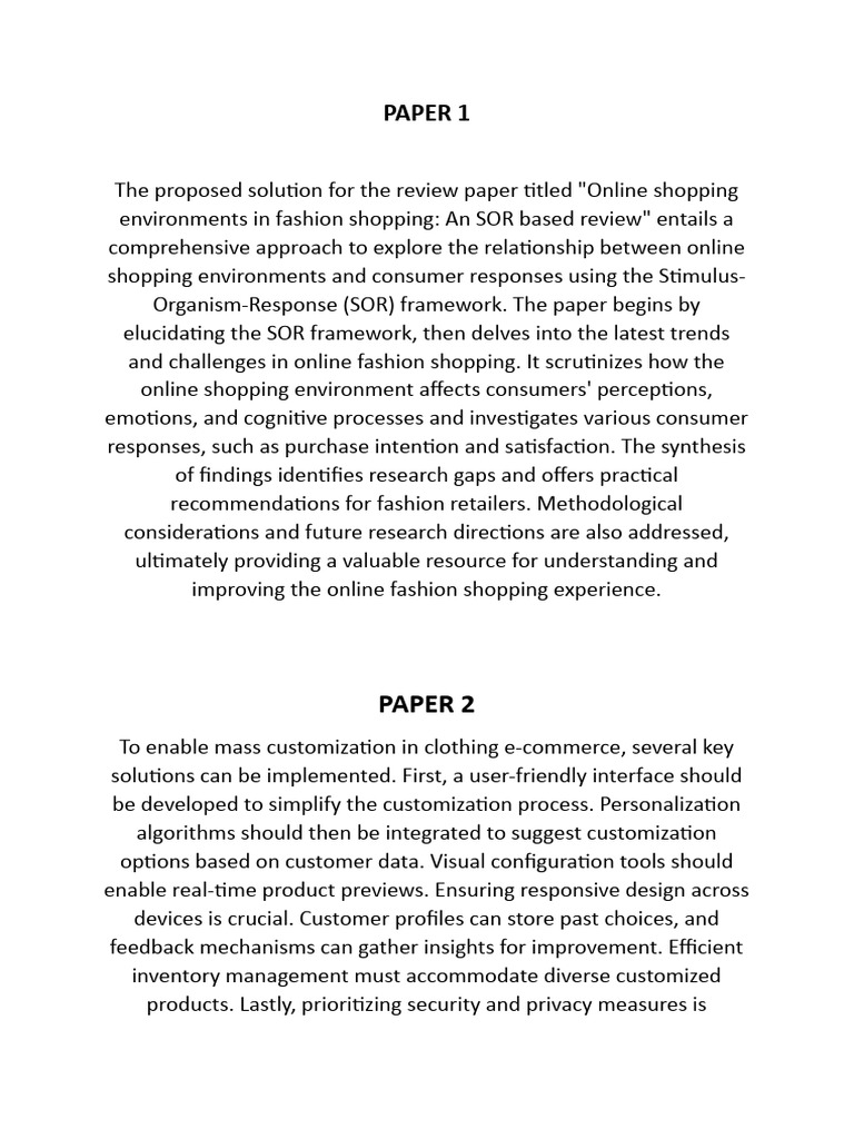 Proposed Solutions | PDF