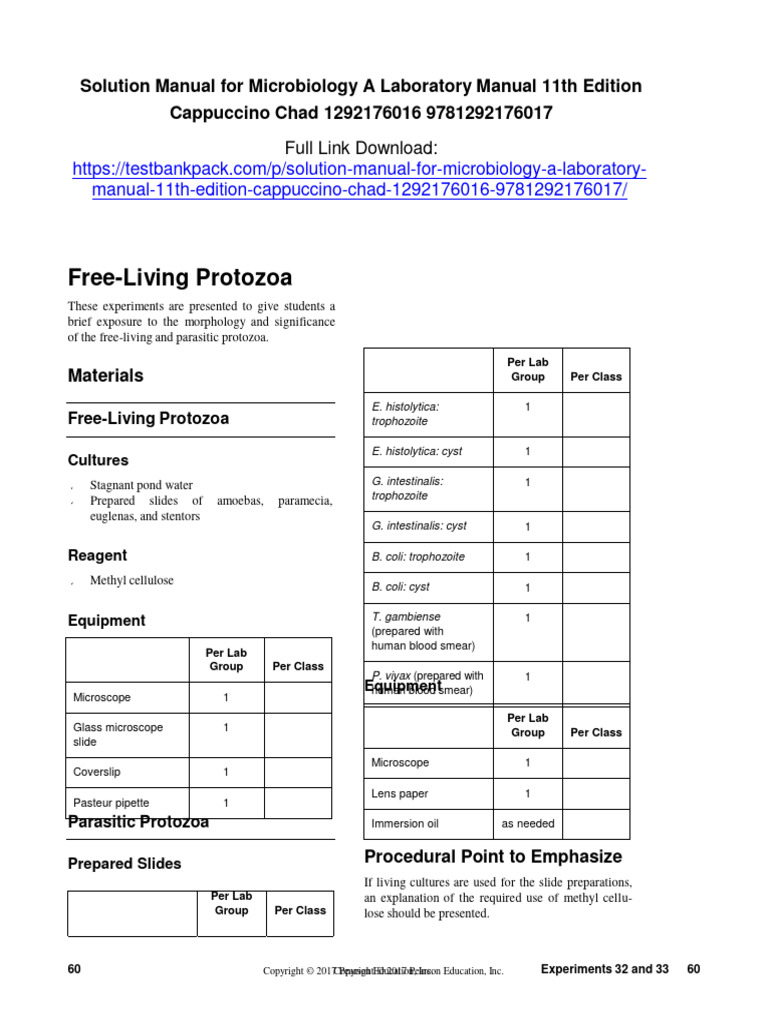 Solution Manual For Microbiology A Laboratory Manual 11th Edition ...