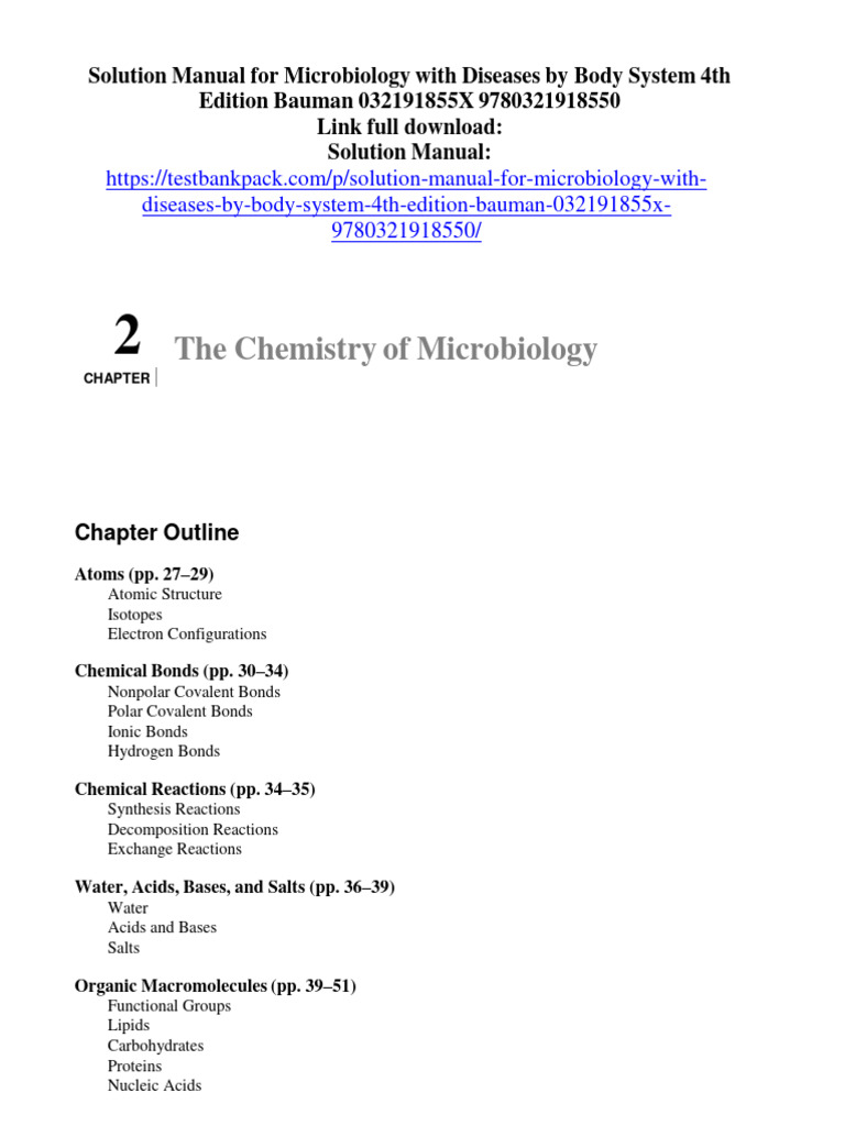 Solution Manual For Microbiology With Diseases by Body System 4th ...