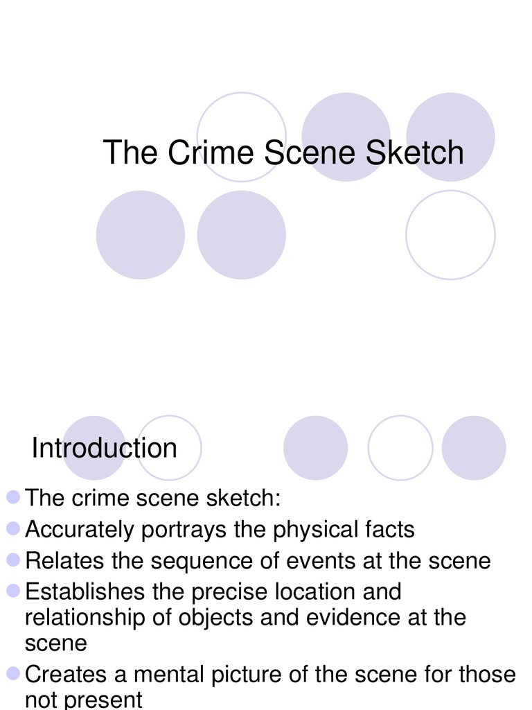 Crime Scene Sketch | Crime Scene | Compass