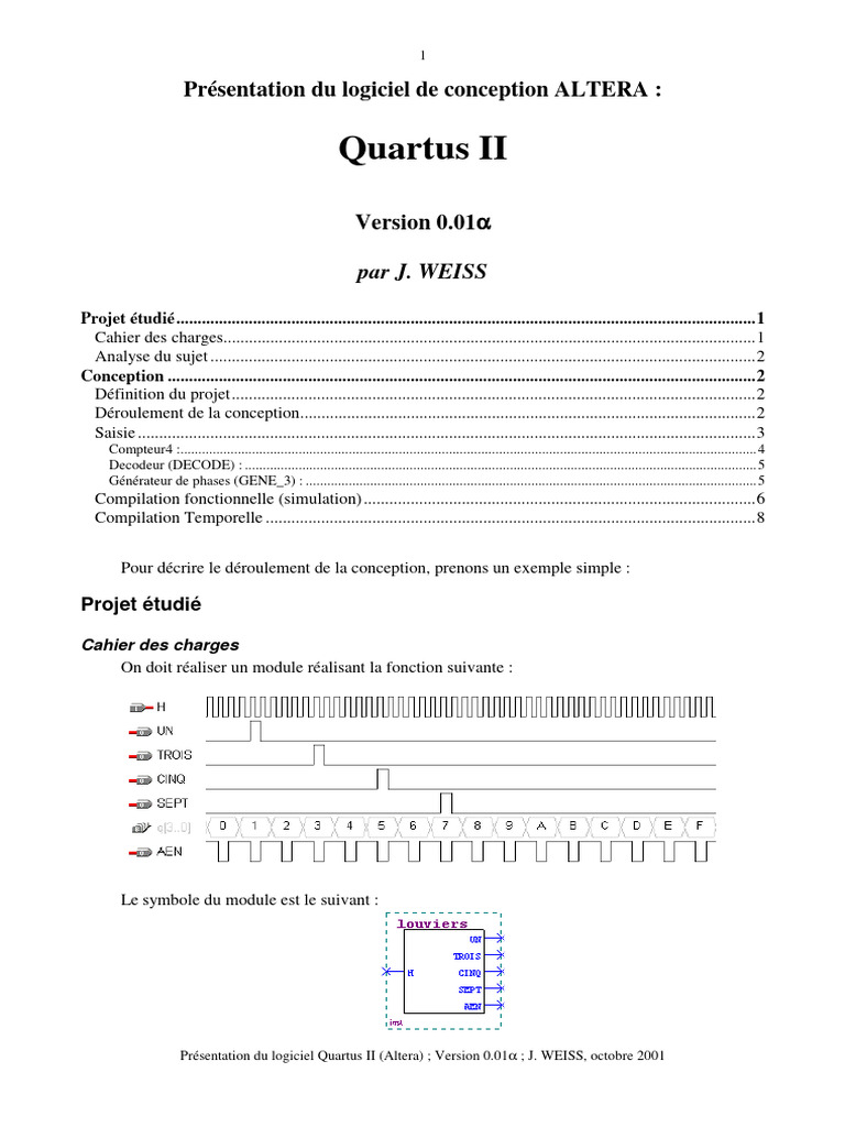 Cours Sur Quartus | PDF