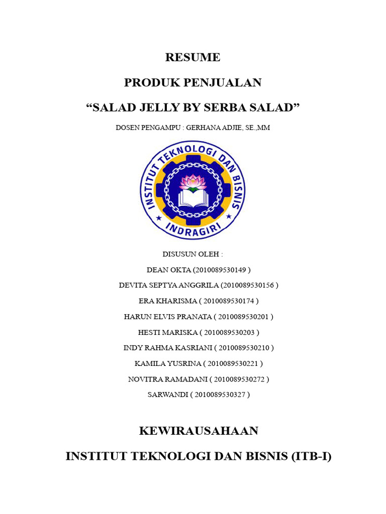 Salad Jelly | PDF | Kesehatan Holistik