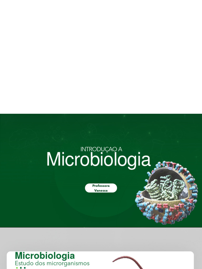 Slides - Introdução A Microbiologia | PDF
