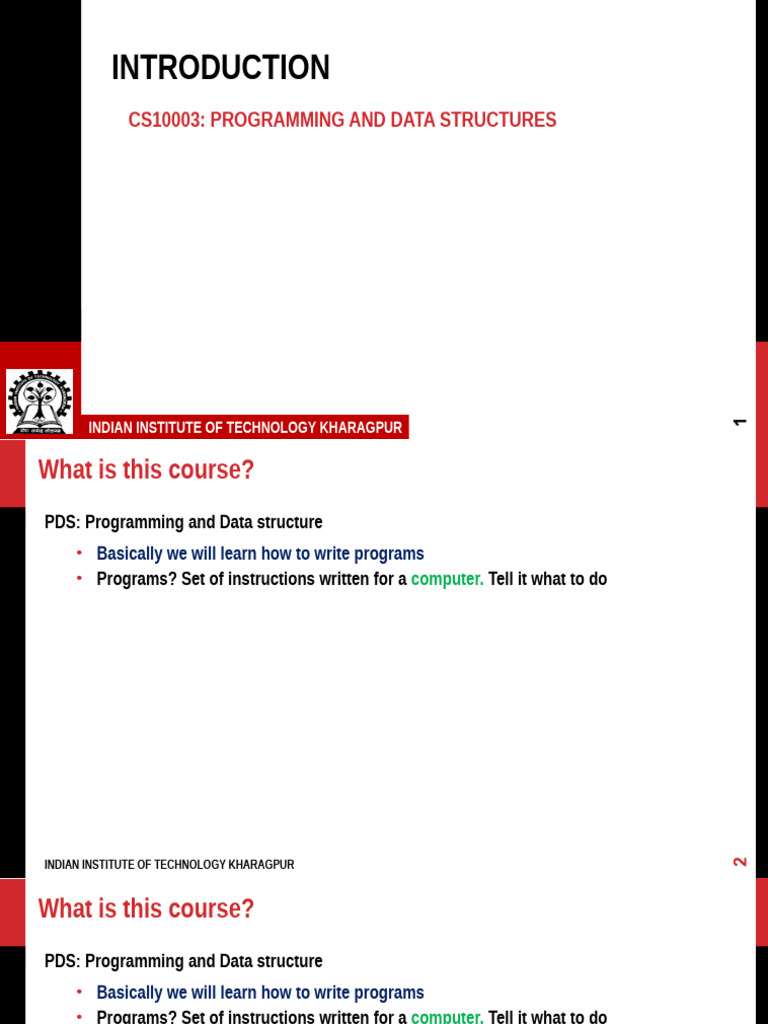 01a Introduction NG | PDF | Teaching Methods & Materials | Computers