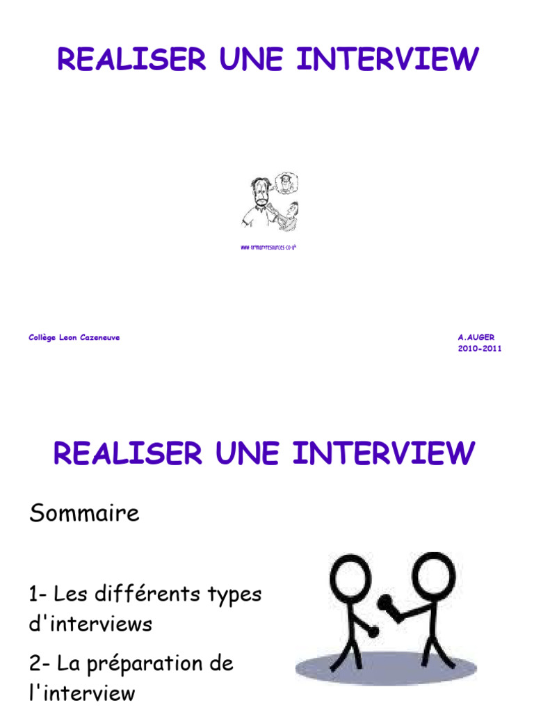 L Interview Conseils | PDF
