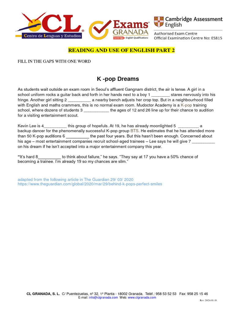 c1 Advanced Reading Uoe Part 2 | PDF