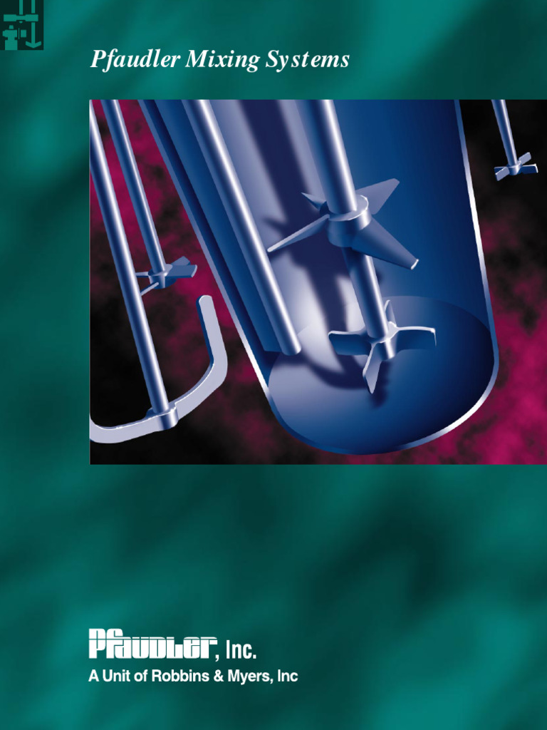 Sb25100 Pfaudler Mixing Systems | PDF