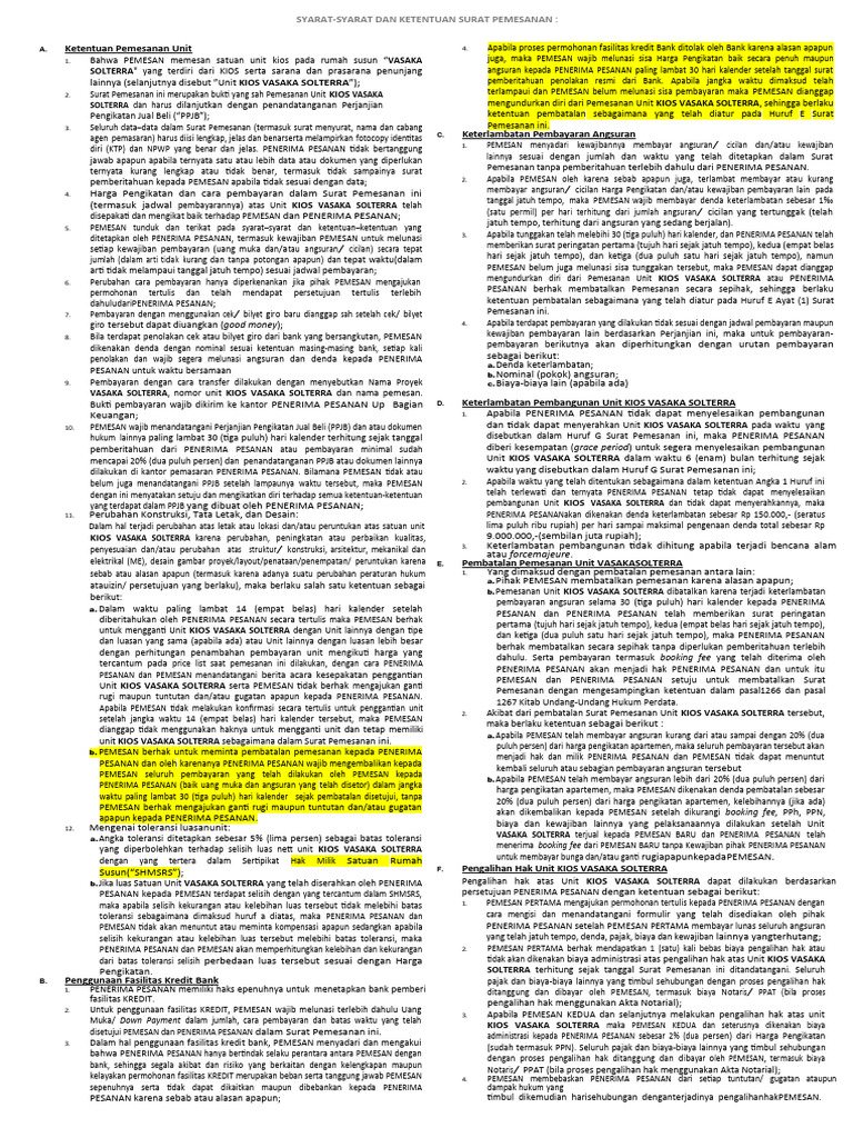 S&K Unit Kios Vasaka Solterra (Rev1) | PDF