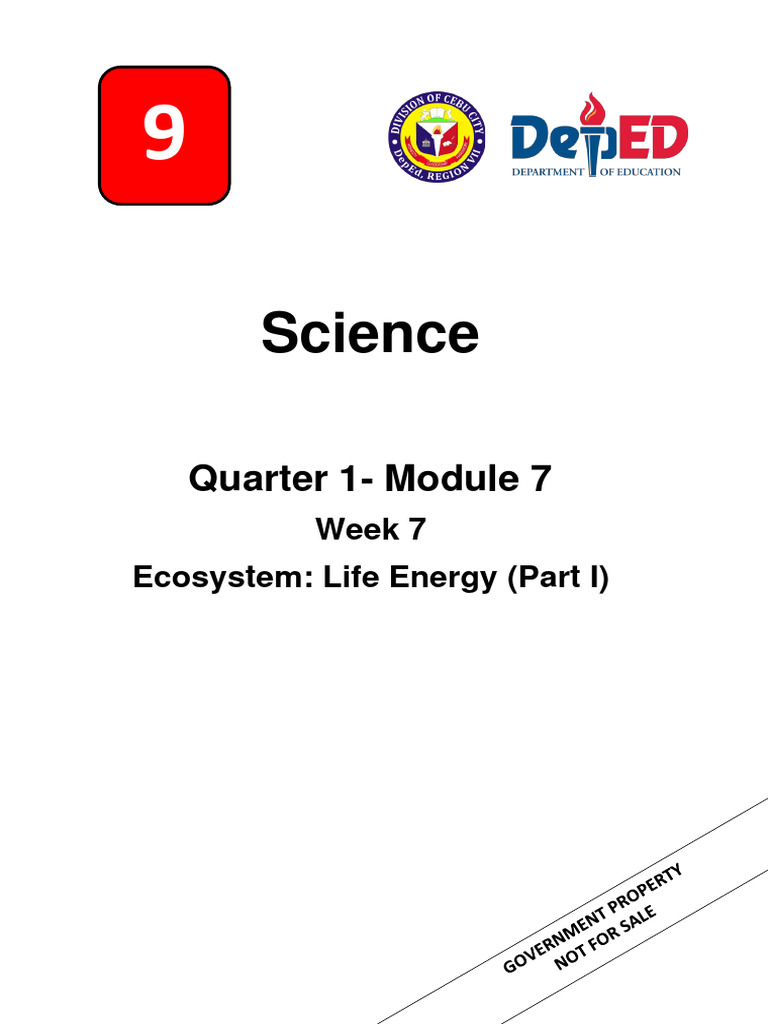 Sci9 Q1 Module 7 | PDF