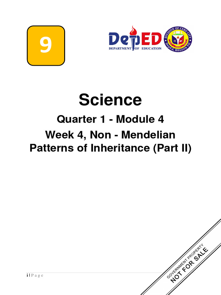Sci9 Q1 Module 4 | PDF