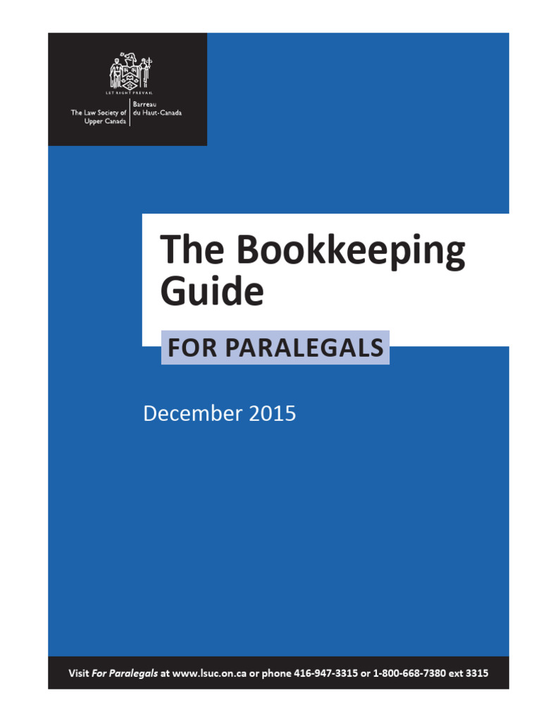 Paralegal Bookkeeping Guide FINAL-s | PDF
